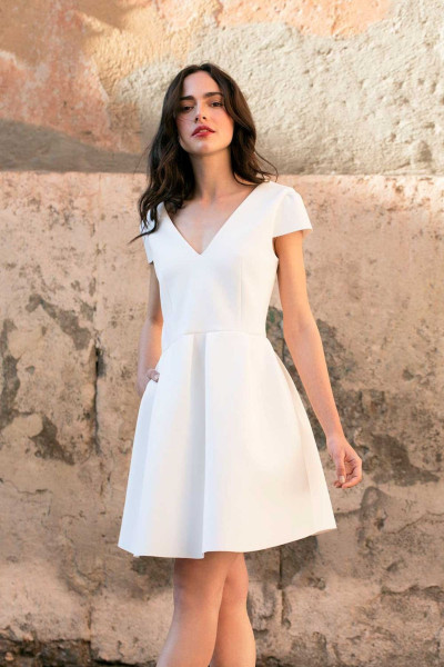 Robe de mariée simple Casilda - Maison Lemoine