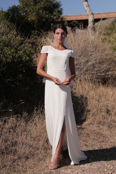 Robe de mariée simple Casilda - Maison Lemoine